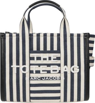 Marc Jacobs Femme, Sacs, Bleu, Taille: ONE Size The Stripe Canvas Tote Bag