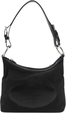 Prada Sac bandouli&egrave;re en nylon Pre-owned Br3212 - Femme - Pre-owned - Noir - Taille: ONE Size