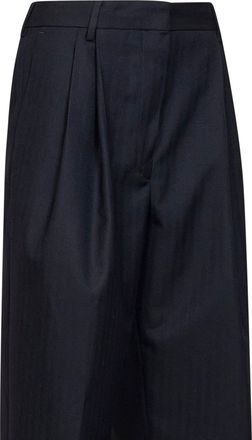 Dries Van Noten Pantan Trousers - Navy