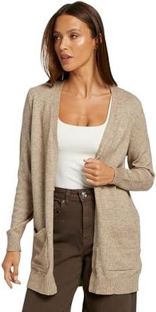 Only Only Femme 15174274 Gilet, Beige (Beige Detail: W. M&eacute;lange), M EU