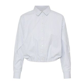 Ichi Gestreiftes Hemd - - Blouses & Shirts - Damen - Blau - 2XL