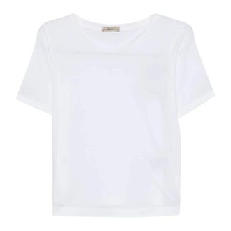 Herno T-Shirt mit Rundhalsausschnitt - - Tops - Damen - Wei&szlig; - L