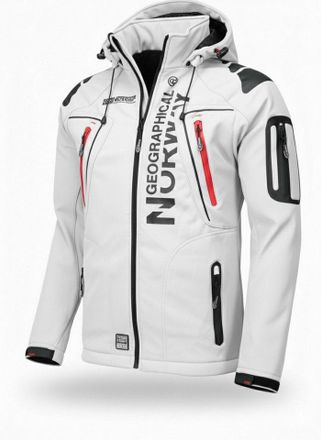 Geographical Norway Softshelljacke Herren Herbst Winter Jacke Softshell Jacke Outdoor &Uuml;bergangsjacke (1-St) Mit Kaputze 3XL Bis 7XL