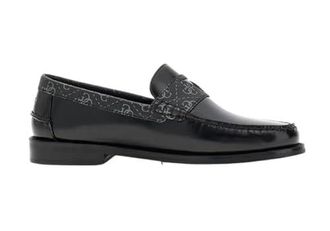 Guess Chaussures Homme Mocassin Cuir Rossio FMPROSFAL14, Logo noir, 40 EU