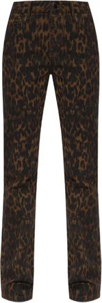 AllSaints Jeans mit Leoparden-Print - Braun