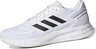 adidas Duramo 10 Baskets Unisexe pour Adulte, FTWR White Core Black Dash Grey, 45 1/3 EU