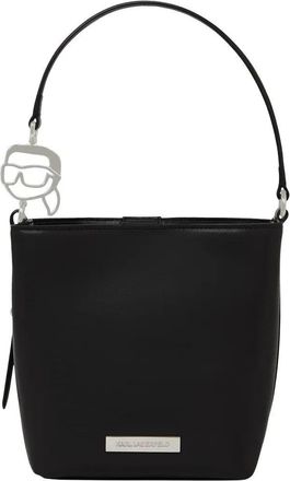 Karl Lagerfeld Crossbody Bags - IKON SMOOTH Beuteltasche - Gr. unisize - in Schwarz - f&uuml;r Damen