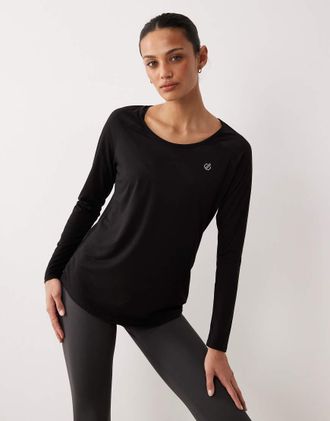 Dare 2B Serenity - Leichtes, schnelltrocknendes, lang&auml;rmliges Shirt in Schwarz