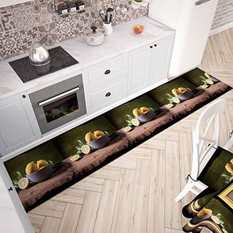 Petti Artigiani Italiani Teppich f&uuml;r K&uuml;che 52x340 cm Limoni