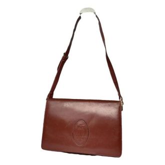 Cartier Sac bandouli&egrave;re en cuir doccasion - Femme - Pre-owned - Rouge - Taille: ONE Size