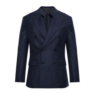 Brioni Kaschmir-Blazer - - Jackets - Herren - Blau - L