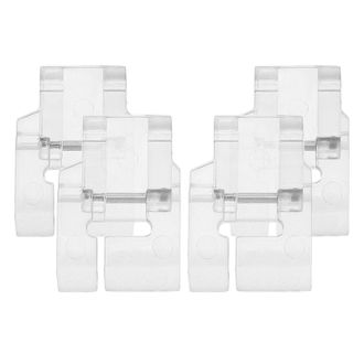 FOMIYES UKCOCO 4 St&uuml;ck N&auml;hmaschinen N&auml;hf&uuml;&szlig;e aus Kunststoff Rostfrei Kompatibel mit Haushaltsn&auml;hmaschinen Abnehmbar Zubeh&ouml;r f&uuml;r N&auml;hen Quilten Patchwork f&uuml;r Anf