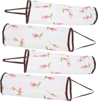 NUOBESTY 4 Stück Teiliges Wandmontage Küchen plastiktütenhalter aus Robustem Material Hängender Beutelspender mit Zylinderdesign Platzsparend und Vielseitig fü