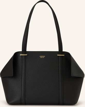 Ferragamo Ferragamo Shopper The Scarf Grainy schwarz