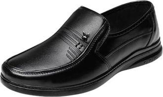 Generic Mocassins à enfiler confortables en cuir pour homme - Semelle antidérapante - Pour une utilisation quotidienne - Pour la marche quotidienne, la condui
