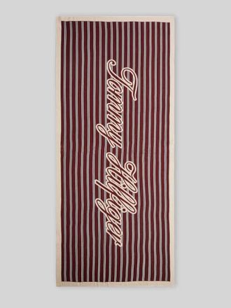 Tommy Hilfiger Tuch aus Modal-Baumwoll-Mix mit Logo-Schriftzug
