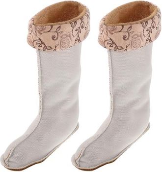 Beaupretty LIGIGWASH 2 Pi&egrave;ces Chaussettes Doubl&eacute;es Polaire pour Pluie Femmes et Hommes Isolantes Thermiques &Eacute;paisses Semelles Int&eacute;rieures Hiver Imperm&eacute;ables Doub