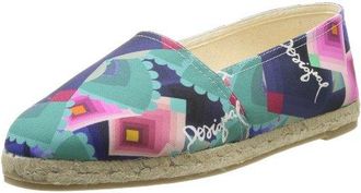 Desigual Beach Plana 11, Espadrilles Femme - Bleu (5076 Azul Campo), 38 EU
