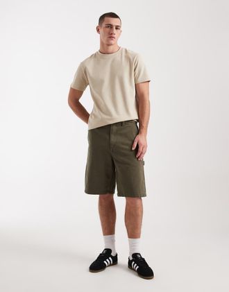 Cotton On Short de travail baggy - Vert militaire
