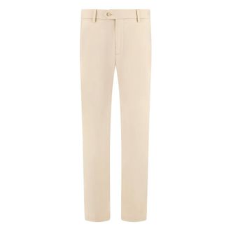 Boggi Milano Homme, Pantalons, Beige, Taille: 2XL Pantalon Panama Coton Tencel