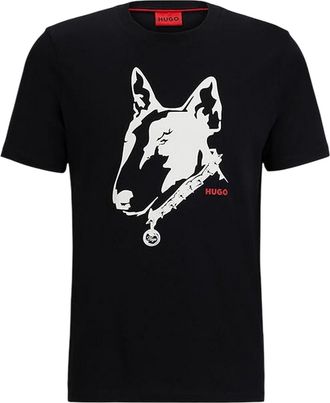 HUGO BOSS Hugo - T-Shirt f&uuml;r Herren/Damen Unisex (Schwarz)