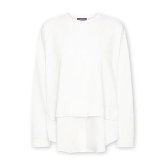 Elena Miro Damen, Sweatshirts & Hoodies, Wei&szlig;, LGr&ouml;&szlig;e