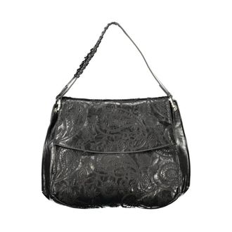 Desigual Sac bandouli&egrave;re cachemire emboss&eacute; - Femme - Sacs - Noir - Taille: ONE Size