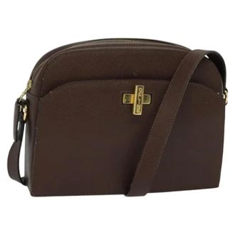 Celine Pre-owned Cuir sacs-celine - Femme - Pre-owned - Brun - Taille: ONE Size