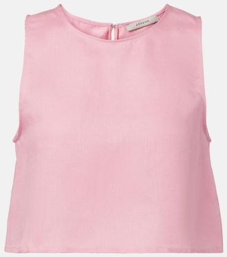 Asceno Top raccourci Kobe en lin