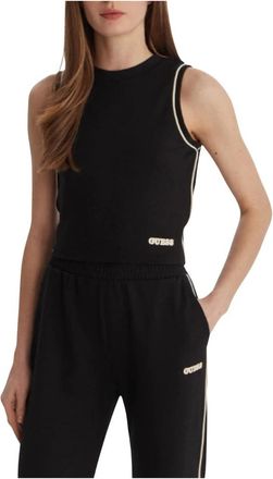 Guess Femme, Tops, Noir, Taille: 38 FR V6Gp17 K3215 D&eacute;bardeur