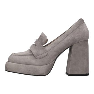 Bibi Lou Wildleder-Loafer - - Shoes - Damen - Grau - 36 EU