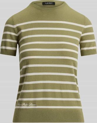 Lauren Ralph Lauren Regular Fit Pullover aus Baumwoll-Mix mit kurzen &Auml;rmeln