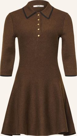 Maje Strickkleid Mit 3/4-Arm braun