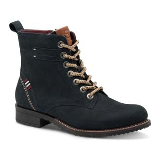 Tamaris Flacher Schn&uuml;rstiefel - - Shoes - Damen - Schwarzk - 37 EU