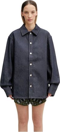 A.P.C. A.p.c., Damen, Blusen & Hemden, Blau, SGr&ouml;&szlig;e