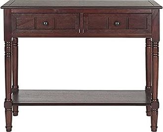 Safavieh Contemporary Wooden Accent Table, in Dark Cherry, 35 X 91 X 74.93
