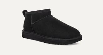 UGG Suede Mini Boots Slippers - Black