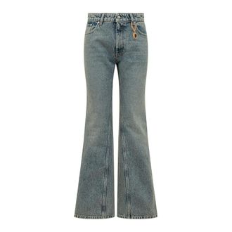 Stella McCartney Femme, Jeans, Bleu, Taille: W26 Jean Bootcut D&eacute;lavage Vintage