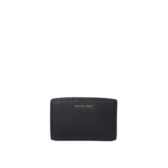 Michael Kors Femme, Accessoires, Noir, Taille: ONE Size Pebble Leather Trifold Wallet
