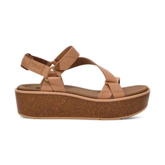 Teva Braune Keilsandalette - Damenmode - - Shoes - Damen - Braun - 41 EU