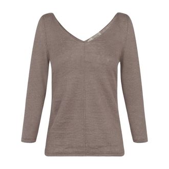 Cortana Tops - - Knitwear - Damen - Braun - XS