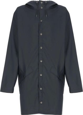 Rains Veste Longue - Homme - Vestes - Bleu - Taille: XL