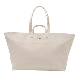 A.P.C. Shopper - Le Drummer Toile - Gr. unisize - in Creme - f&uuml;r Damen