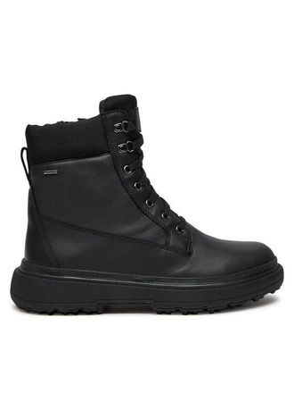 Geox Schn&uuml;rstiefeletten D46XMB 08511 C9999 Schwarz