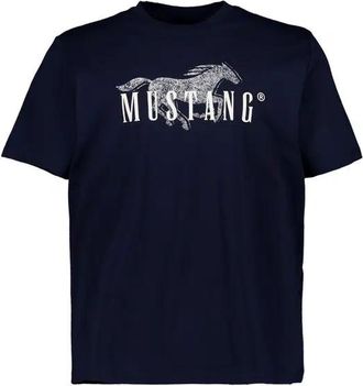 Mustang Jeans Herren T-Shirt blau