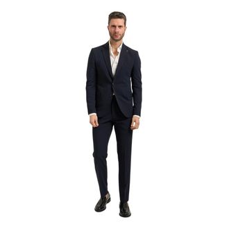 Mulish Homme, Costumes, Bleu, Taille: 5XL Costume &Eacute;l&eacute;gant Crois&eacute;