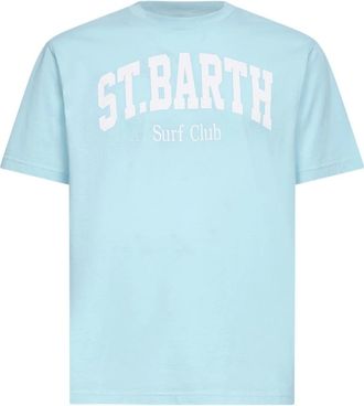 MC2 Saint Barth Homme, Tops, Bleu, Taille: 2XL Stb Surf 56 T-Shirt