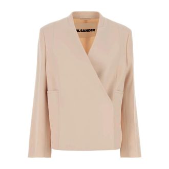 Jil Sander Wollblazer - - Blouses & Shirts - Damen - Rosa - S