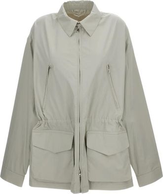 Rier Homme, Vestes, Gris, Taille: S Veste en coton hydrofuge