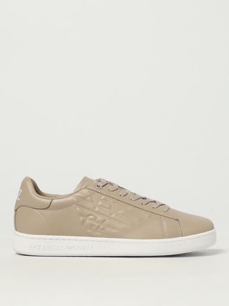 Emporio Armani Baskets EA7 Homme couleur Beige